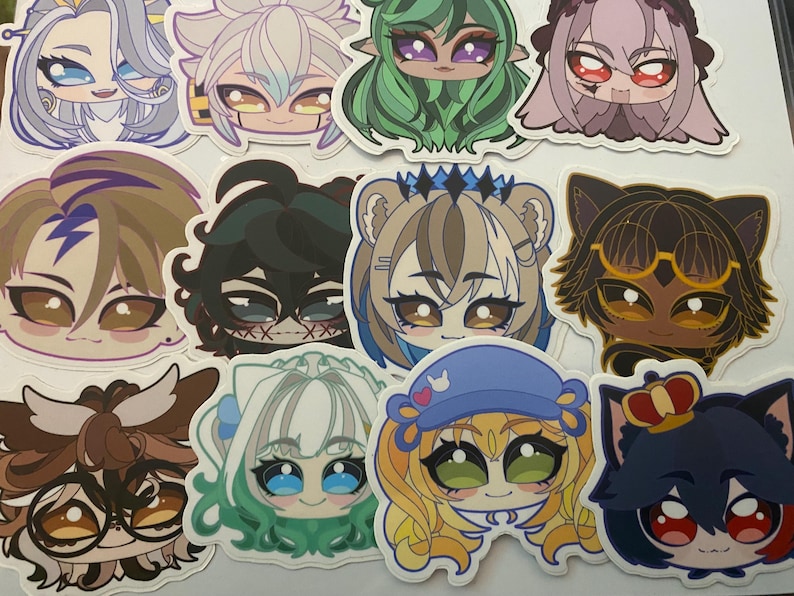 Vtuber Stickers - Etsy