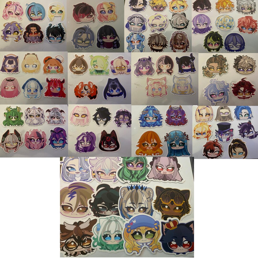 Vtuber Stickers - Etsy