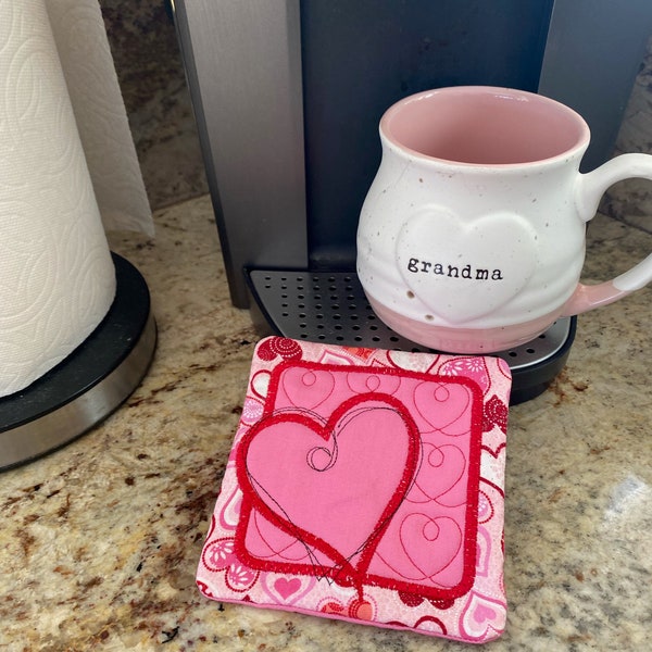 Valentine Mug Rugs - Etsy