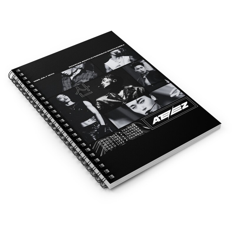 ATEEZ Choi San Fan Merch for Atiny Spiral Notebook - Ruled Line - Etsy