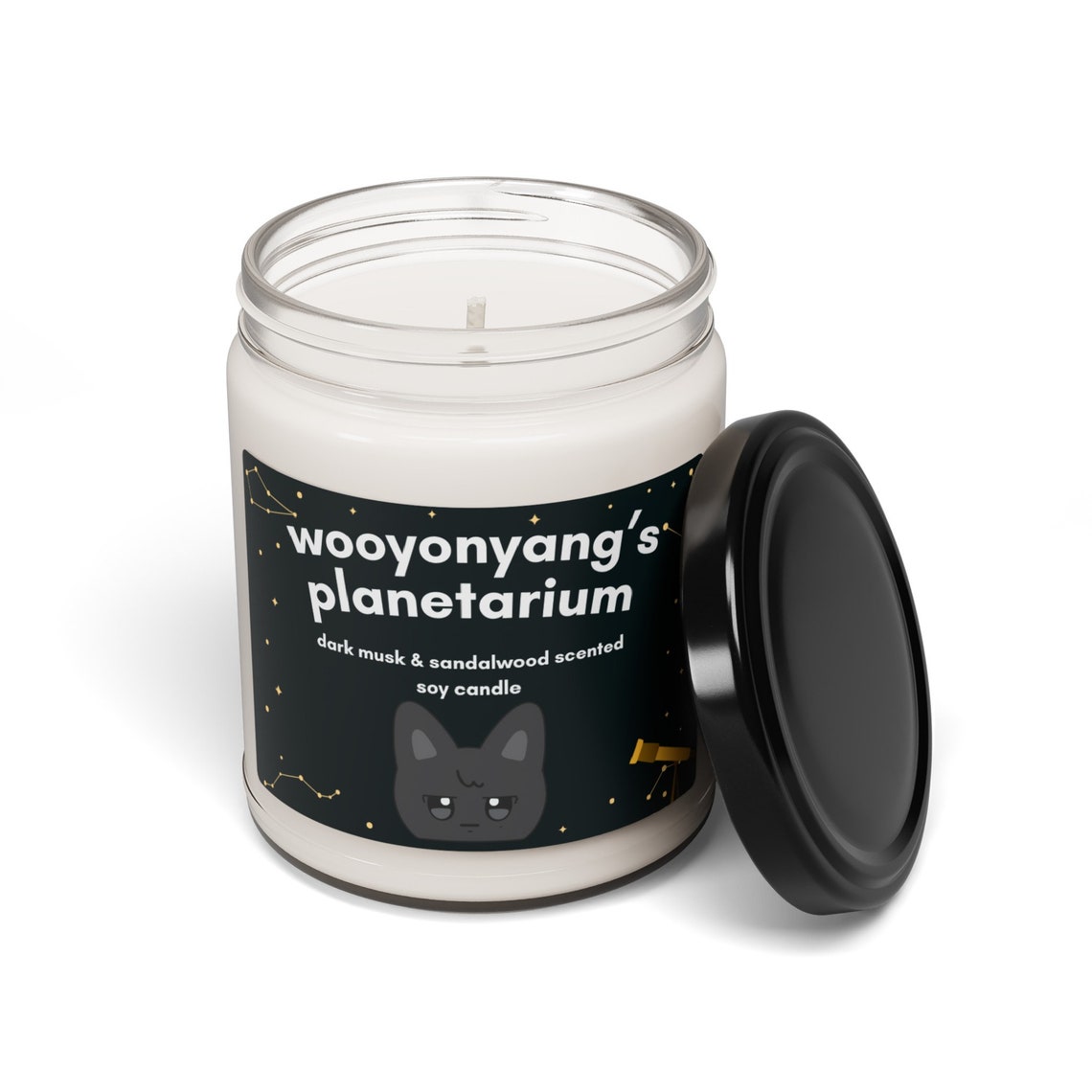 Aniteez Themed Wooyongyang Scented Soy Candle, 9oz Ateez Merch for ...