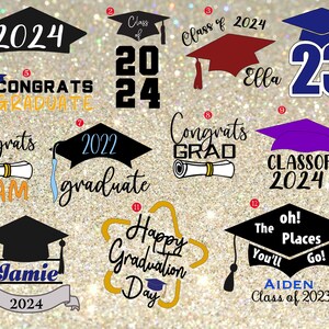 Graduation Decals | Custom Grad Vinyl Stickers | Class of Decals ...