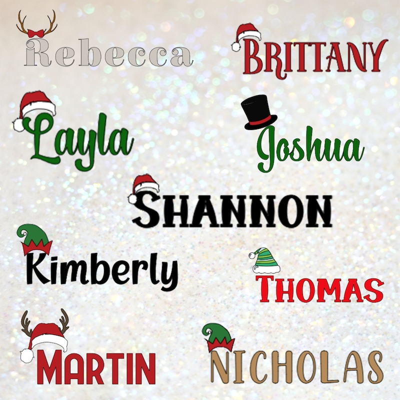 Christmas Decals - Etsy