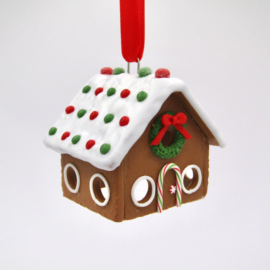 3D Gingerbread House Decoration, Gingerbread House Ornament, Luxury ...
