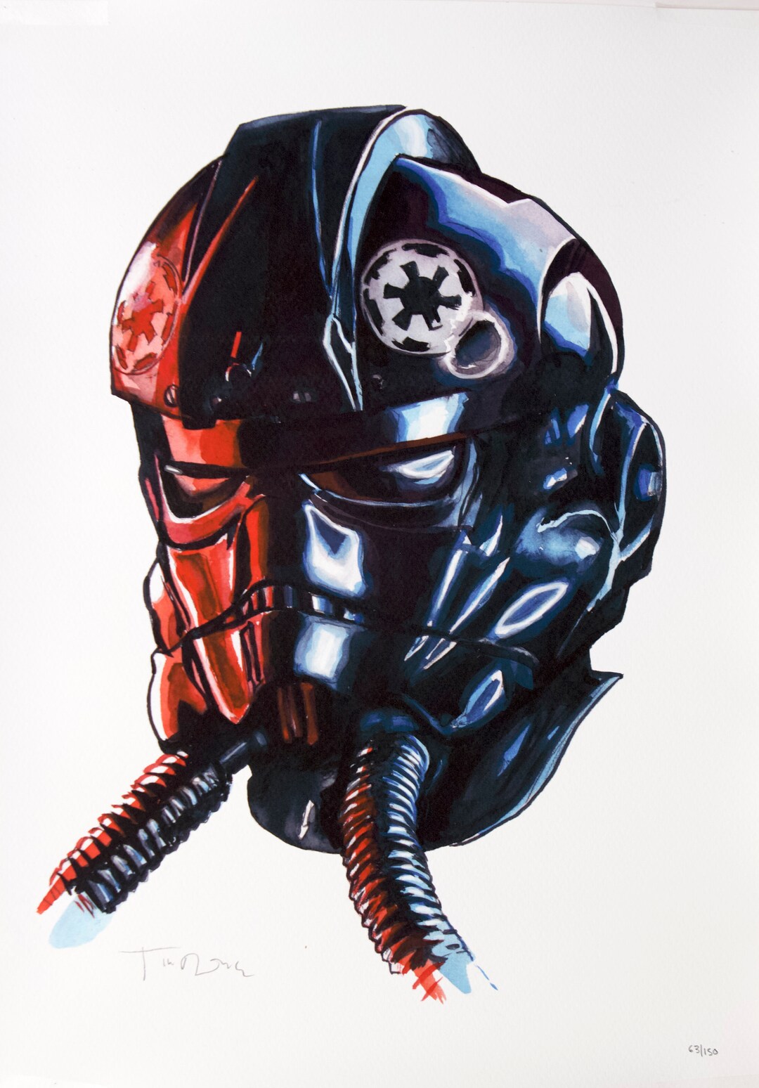 Limited Edition Signed Star Wars Artwork: Ion Jockey by Tim Doyle - Etsy