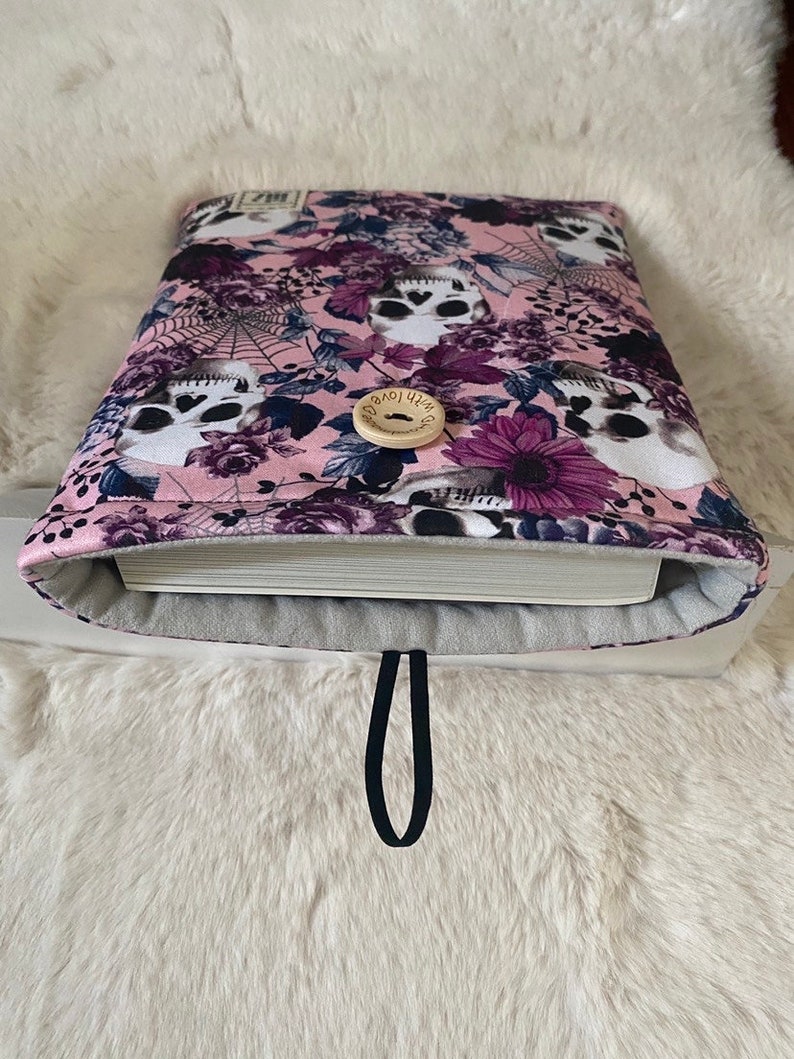 Spooky Book Sleeves W/button Closure - Etsy