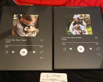 Custom Spotify Song Frame - Etsy