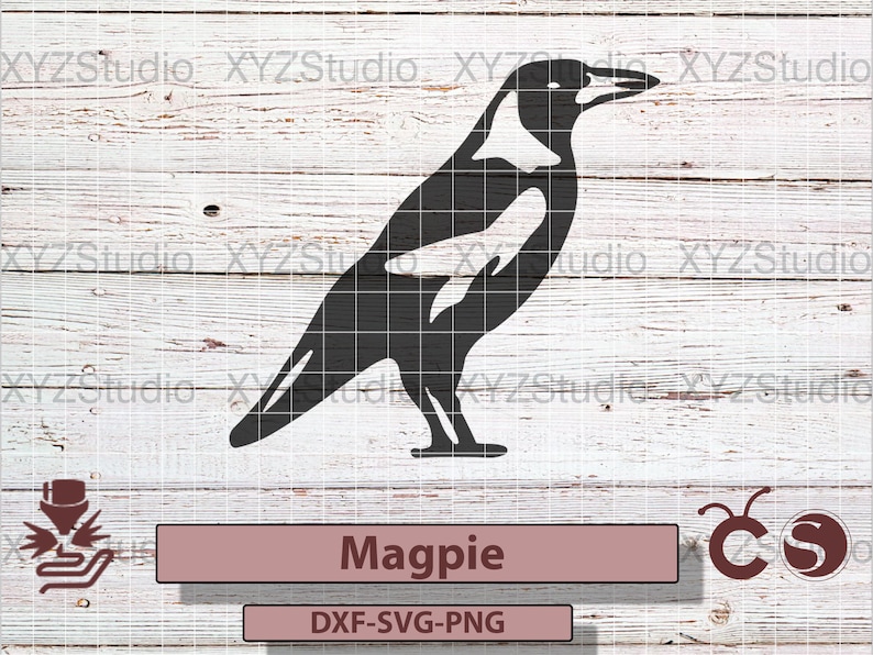 MAGPIE DXF and SVG for Cnc Plasma Cut/ Laser/ Router/cricut/cameo ...