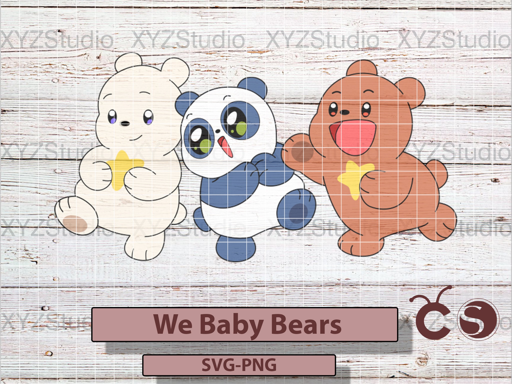 Baby Bears SVG Png(layered) - Etsy