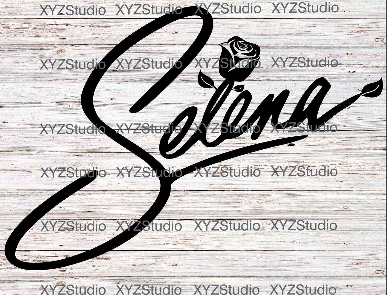 SELENA LOGO svg png | Etsy