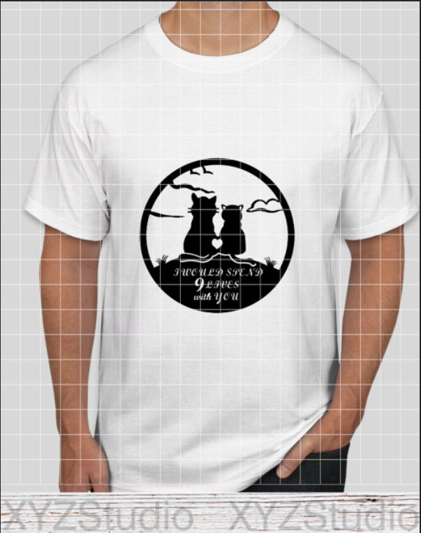 9 LIVES WITH YOU Svg Dxf Png - Etsy