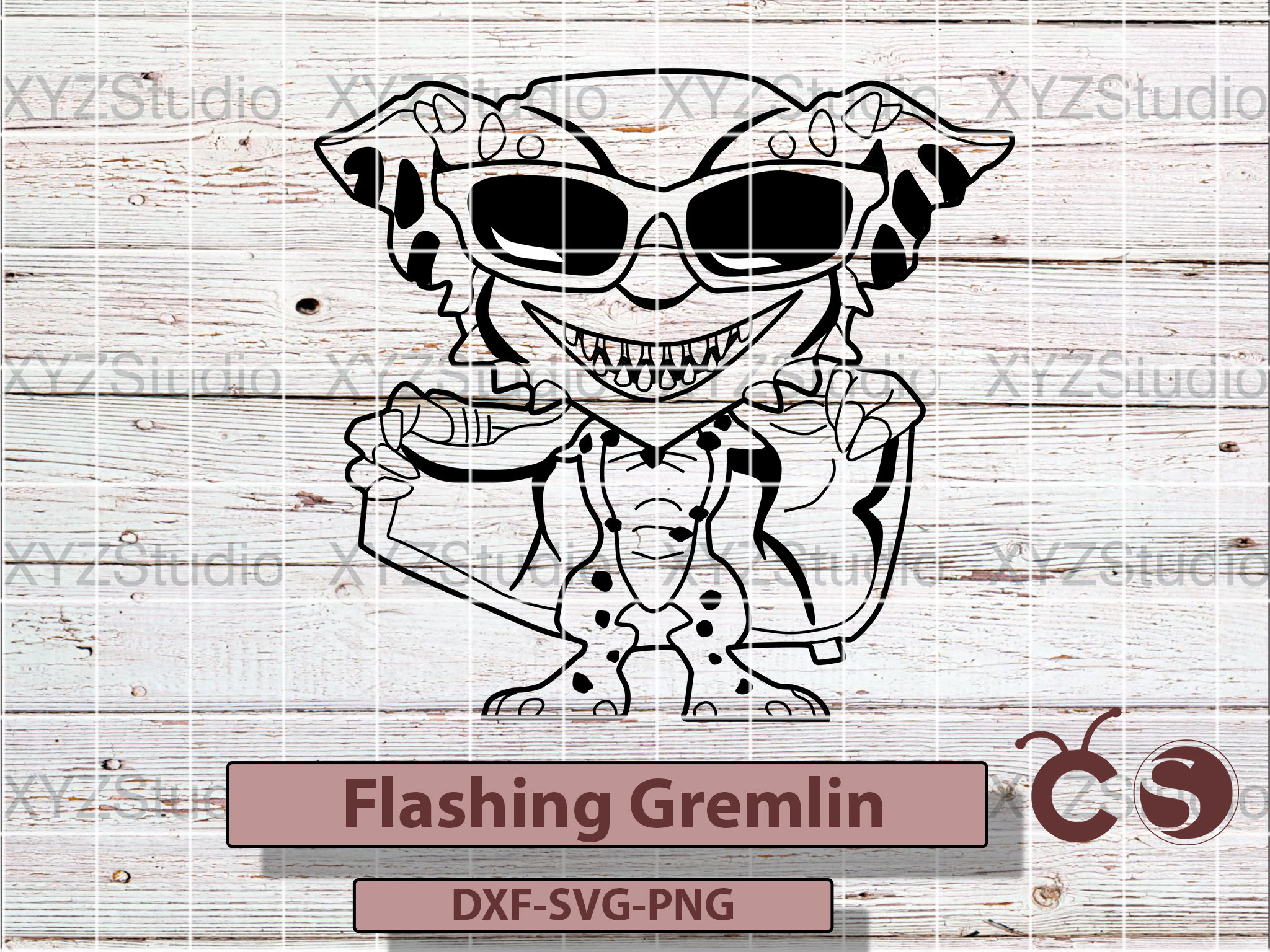FLASHING GREMLIN Dxf Svg Eps Png - Etsy Singapore