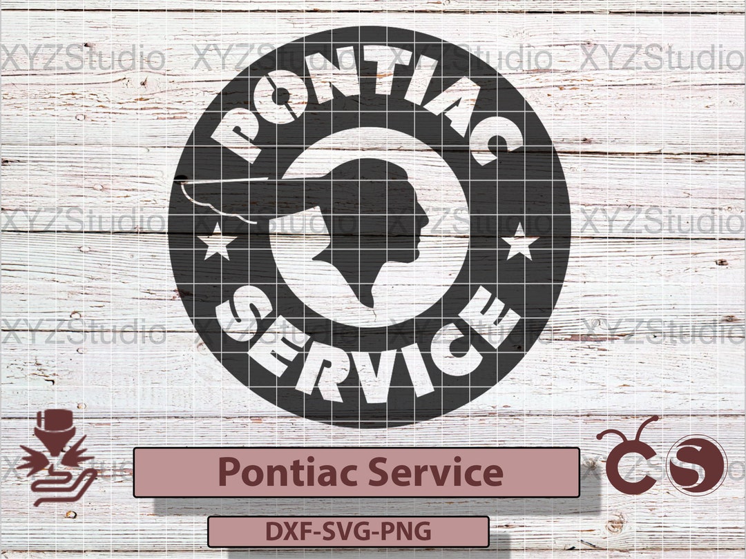 PONTIAC SERVICE Dxf Svg for Plasmacut - Etsy
