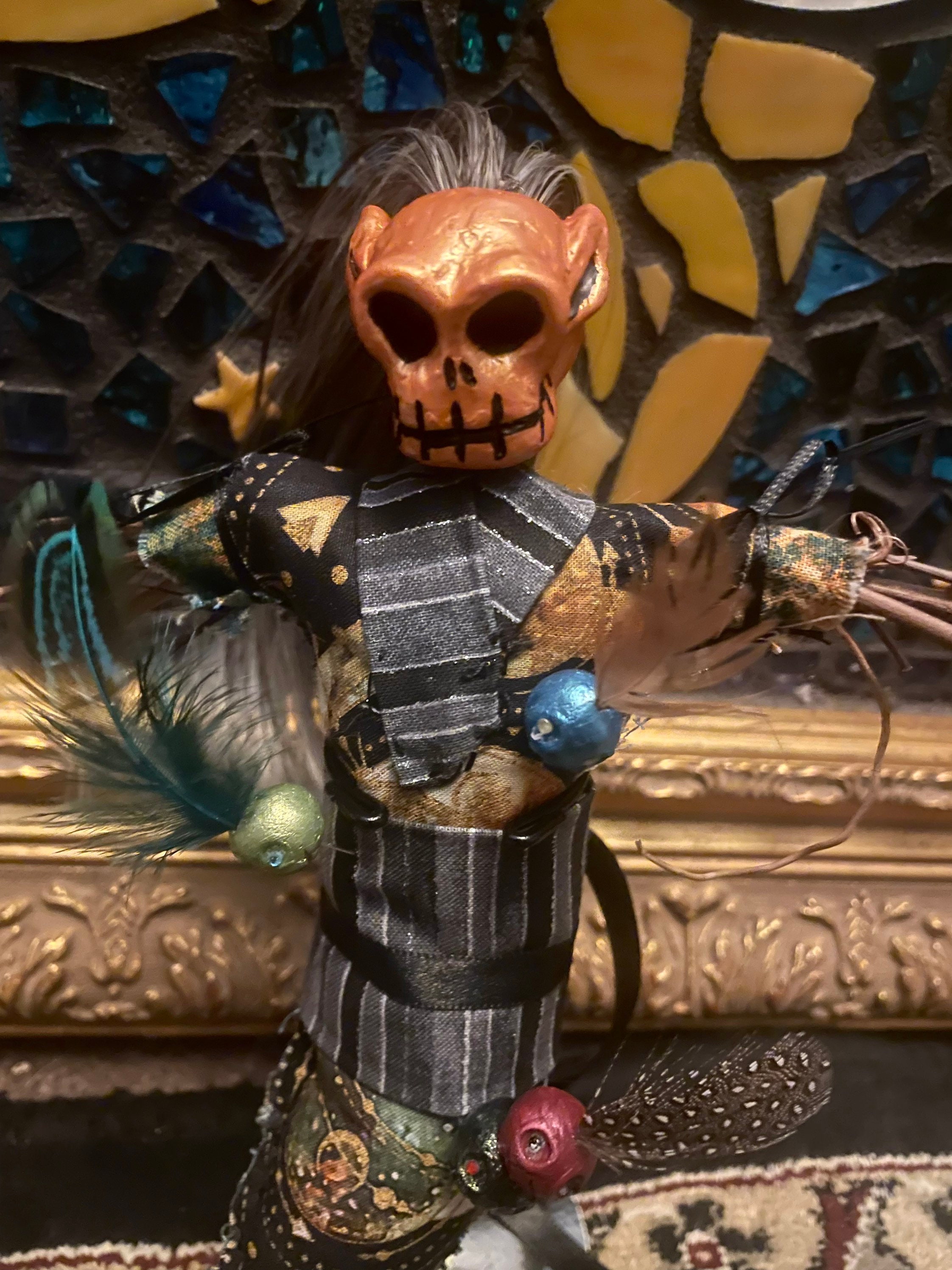 Authentic New Gremlin Skull Voodoo / Art Doll - Etsy