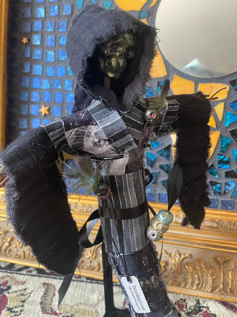 Authentic New Orleans Grim Reaper Voodoo / Art Doll - Etsy