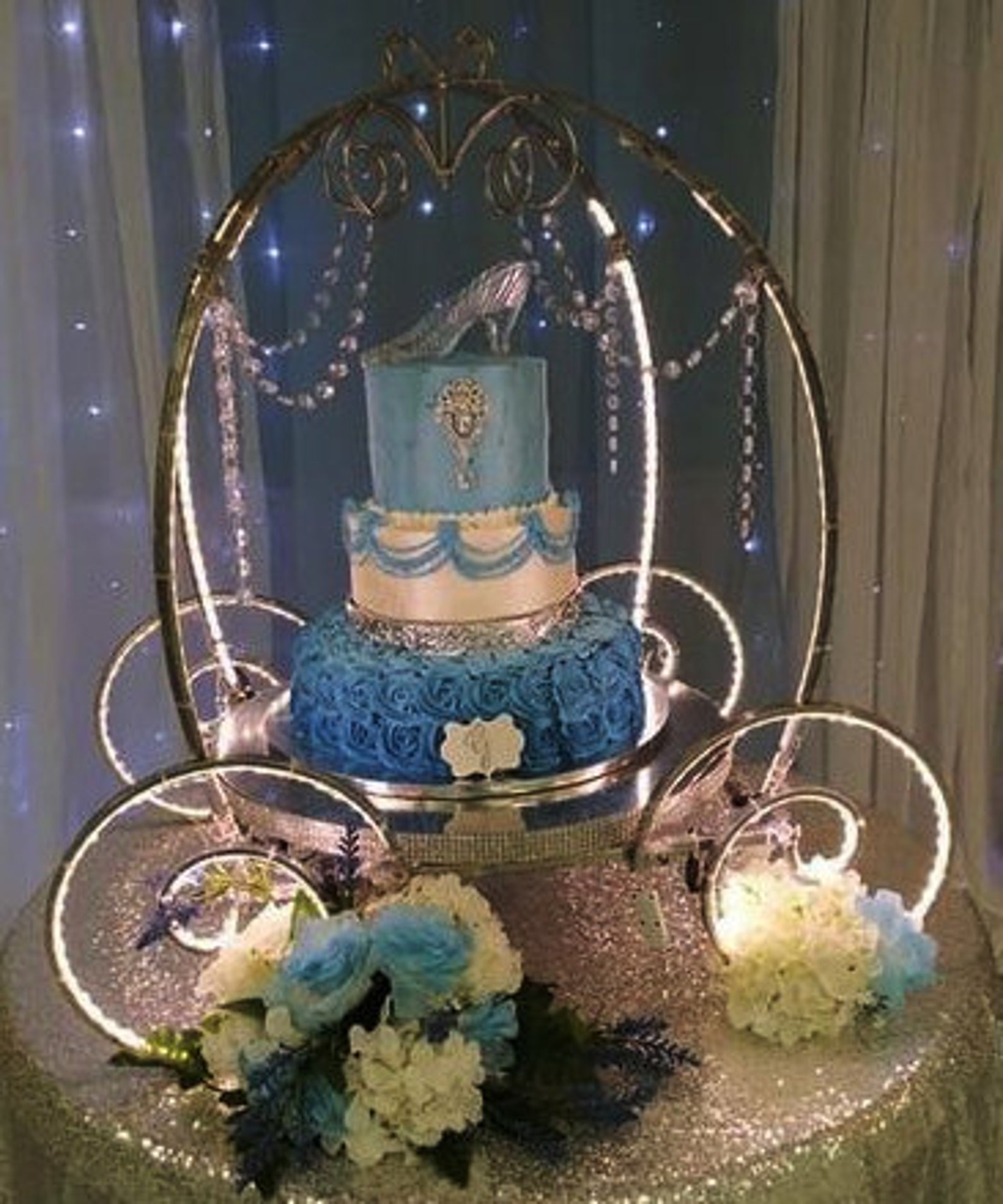 Cinderella Carriage Cake Stand Cinderella Carriage With Led | Etsy