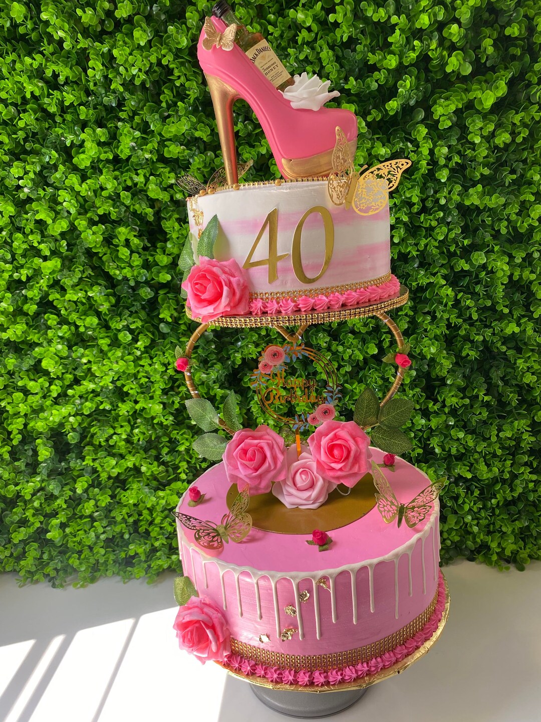 Heart Separator Cake Separator Cake Spacer Gold Metal Cake - Etsy