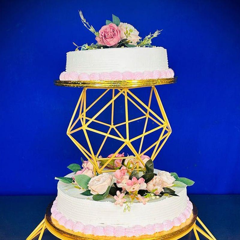 Geometric Cake Stand - Etsy