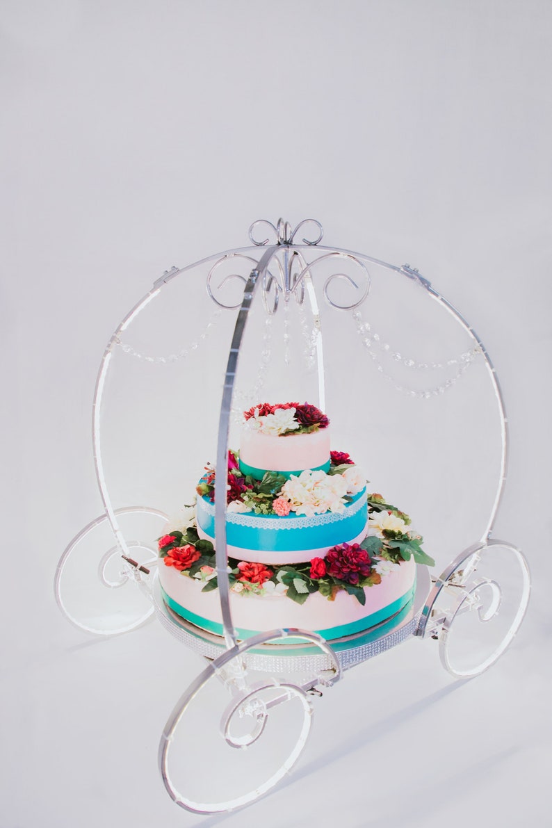 Cinderella Carriage Cake Stand Cinderella Carriage With Led | Etsy