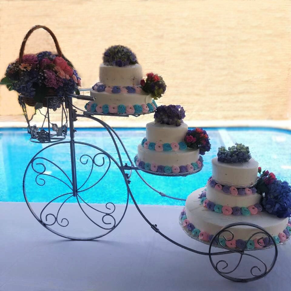Bike Cake Stand 3 Tiers Cake Stand Removable Basket for - Etsy