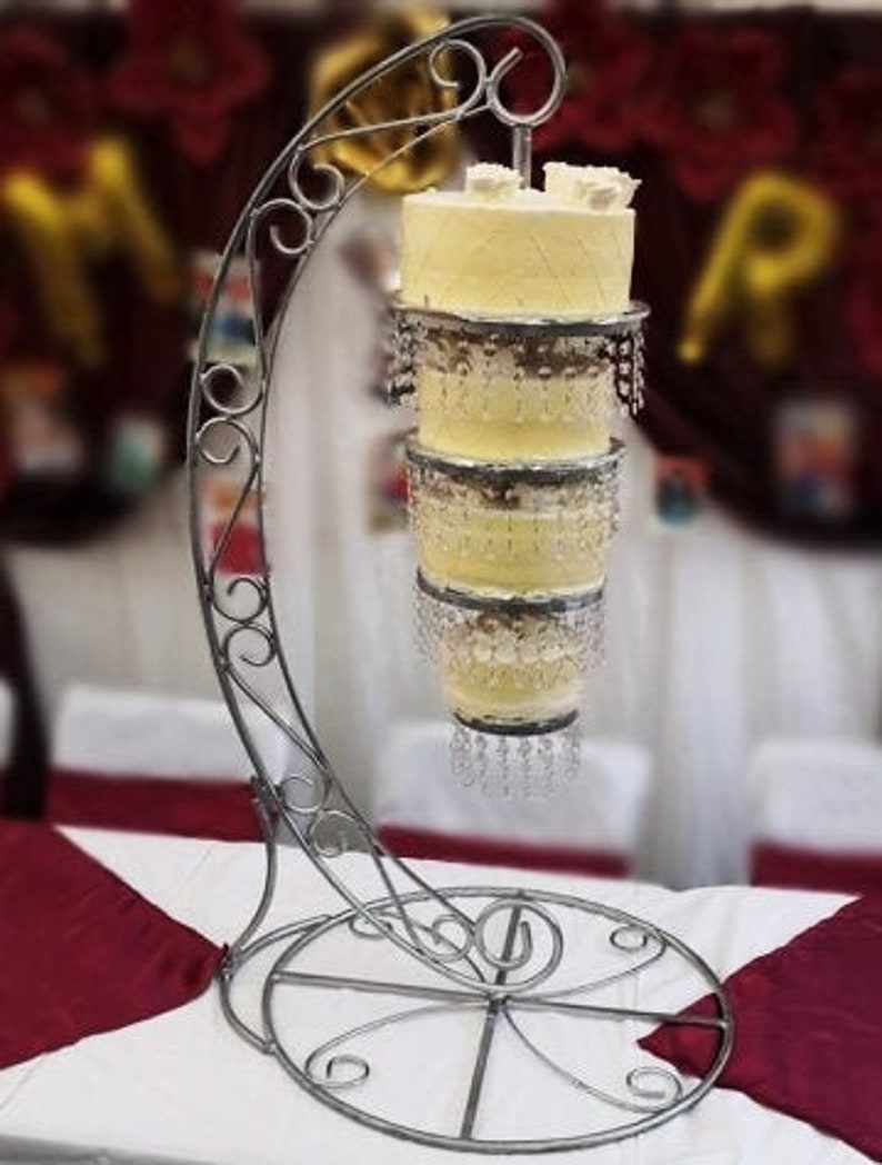 Cake Swing Stand- Cake Hanger With Acrylic Rhinestone Cakes in Tiers ...