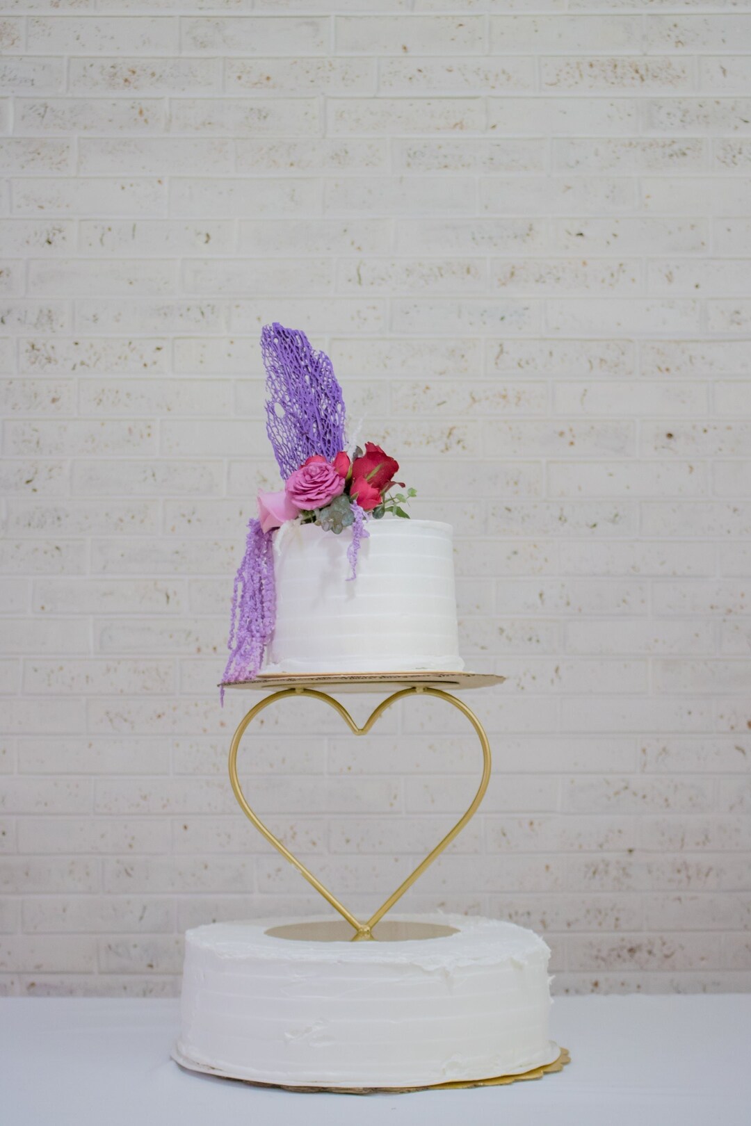 Heart Separator Cake Separator Cake Spacer Gold Metal Cake - Etsy