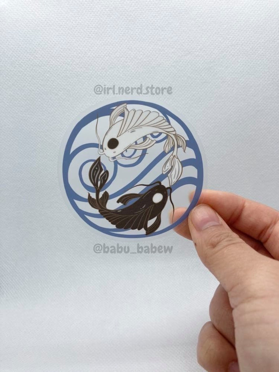 Koi Fish Clear Vinyl Sticker Decal | ATLA | Water Tribe | A.vatar the ...