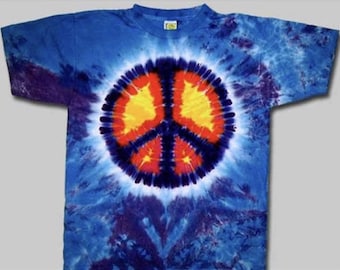 Peace Sign Tie Dye | Etsy