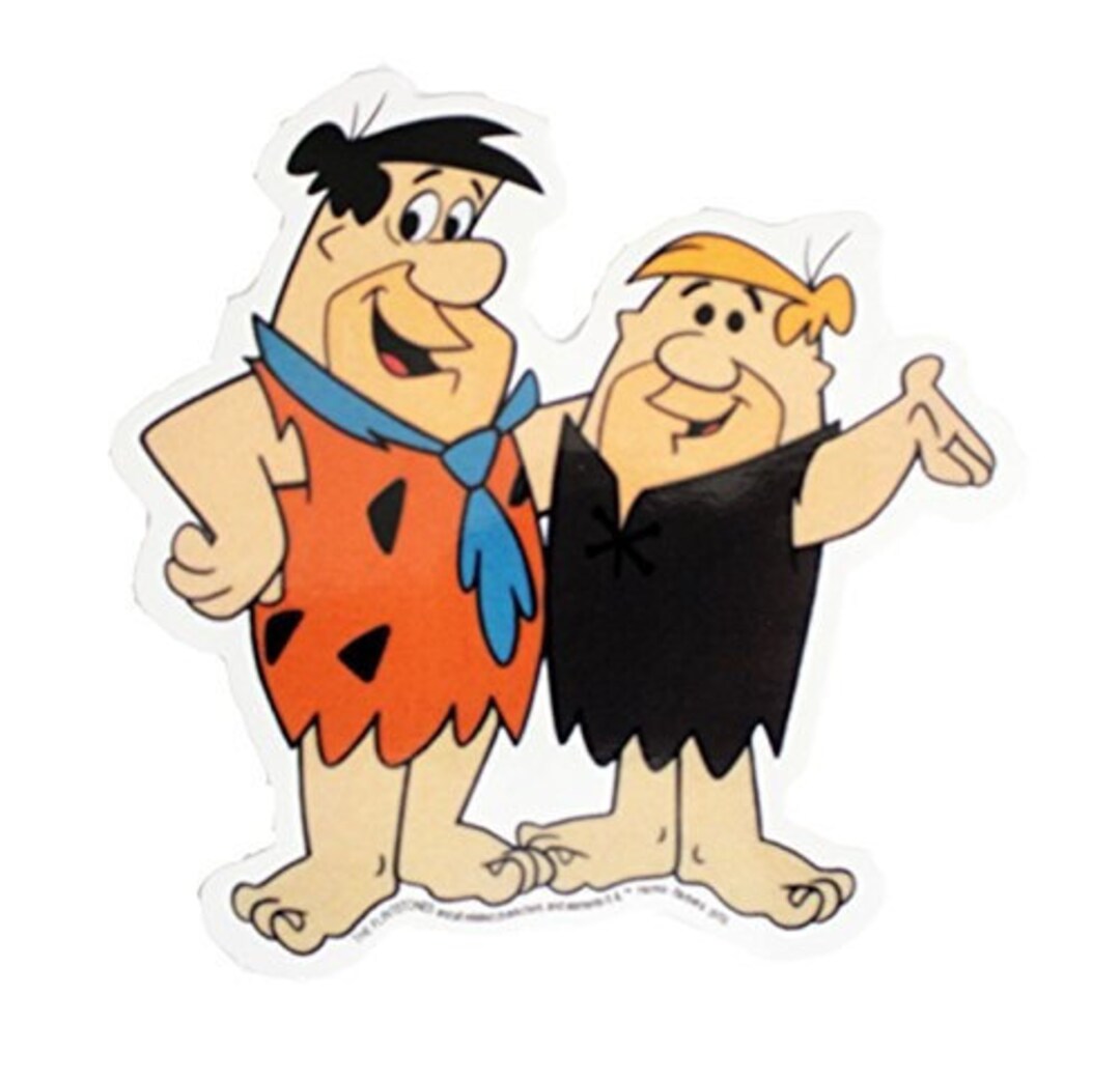 Fred and Barney Sticker the Flintstones Sticker Fred Flintstone and ...