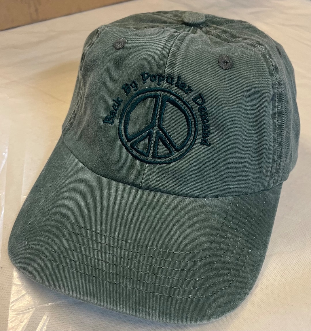 Peace Sign Hat - Back by Popular Demand Peace Hat - Peace Sign Baseball ...