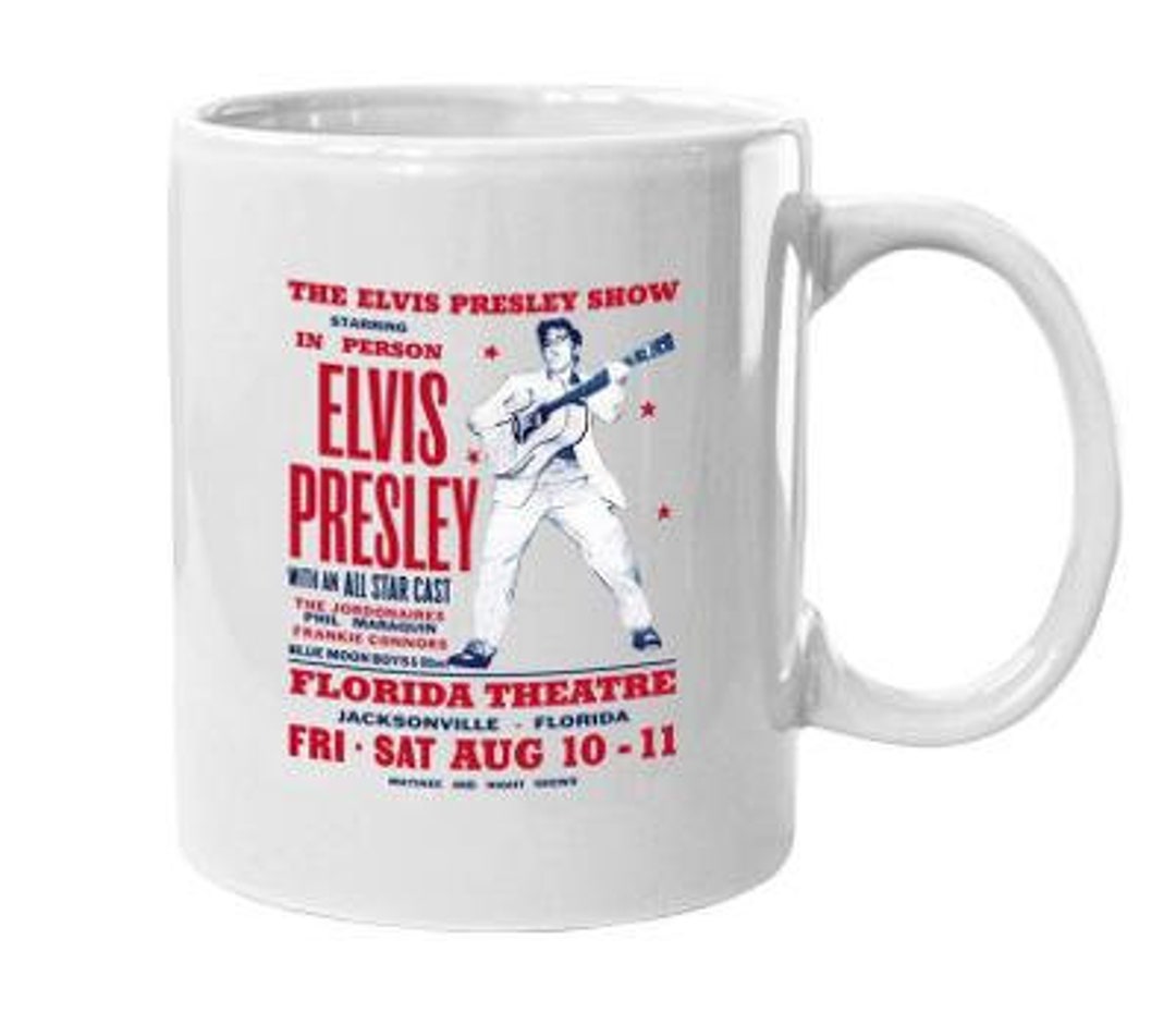 Elvis Presley Coffee Mug - Elvis Presley at the Florida Theatre Coffee ...