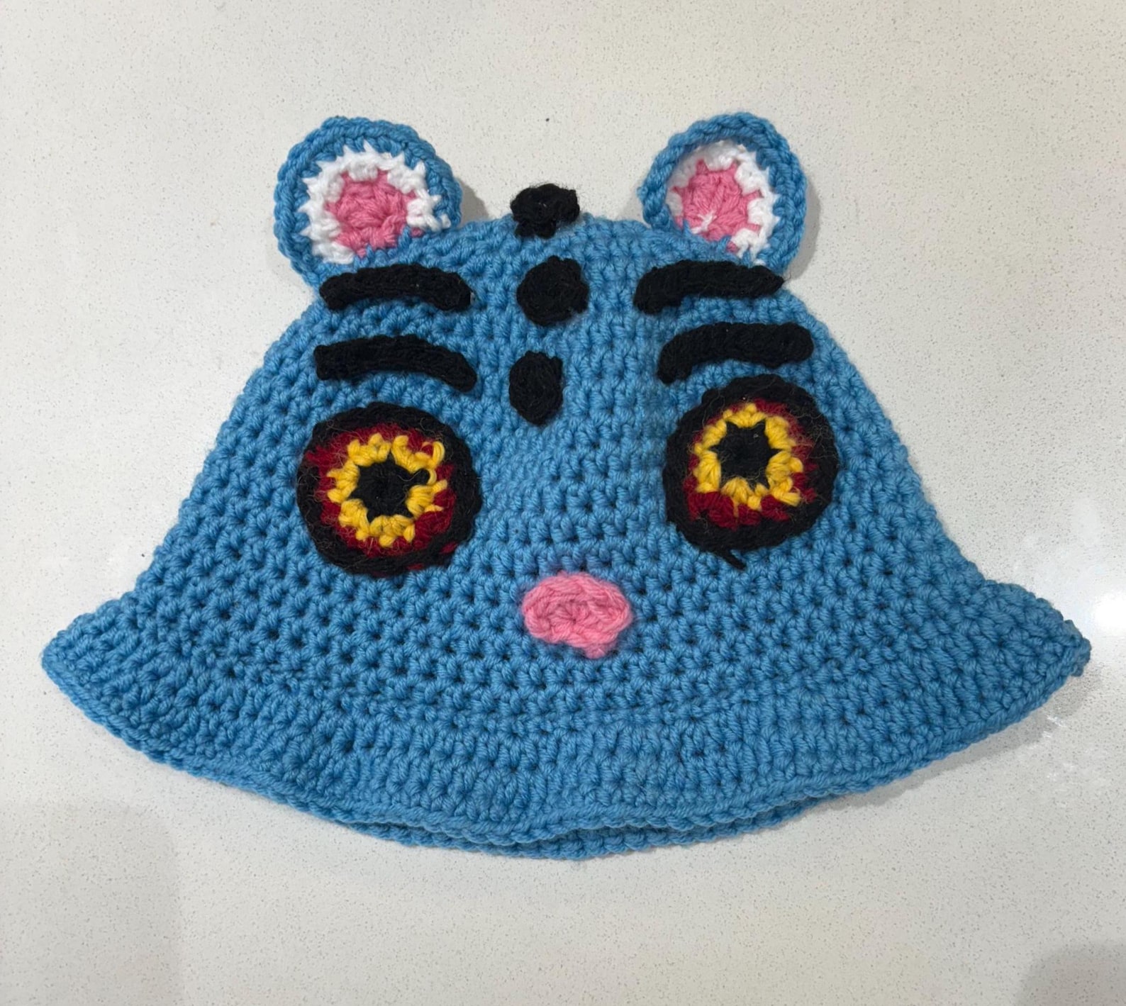 K-pop Demon Hunters Derpy Tiger Hat Crochet Pattern PDF | Cute Tiger ...