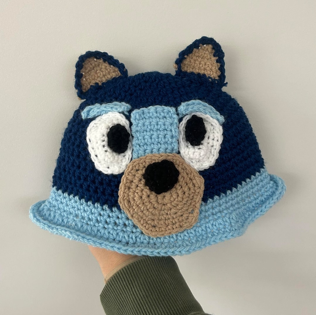 Bluey Crochet Hat Pattern PDF Crochet Kids Hat Pattern, Bluey Inspired ...