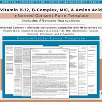 Vitamin C Injection Flyer Template - Vitamin C Injections Supplement ...