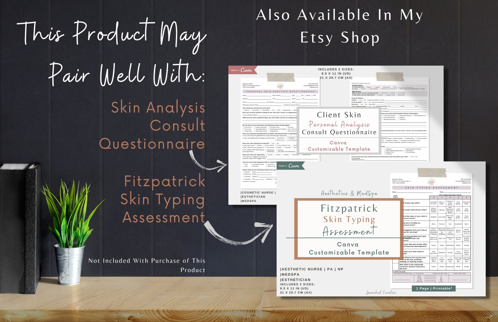 Skin Analysis Consultation Form Template Esthetician | Etsy