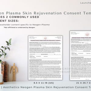 Neogen Plasma Skin Rejuvenation Consent Form: Canva Template - Etsy