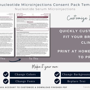 Nucleotide Microinjection Consent Template | PDRN Polynucleotide ...