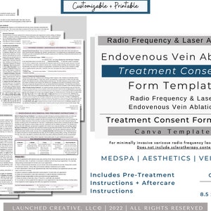 Endovenous Laser Radio Frequency Vein Ablation Consent Form ...