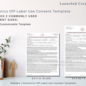 Medspa Aesthetics off Label Use Informed Consent Template | Aesthetics ...