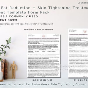 Laser Fat Reduction Skin Tightening Consent Form Template | Fotona ...