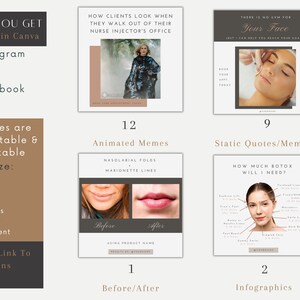 Nurse Injector Meme Quote Pack Instagram Facebook Posts Medspa Botox ...