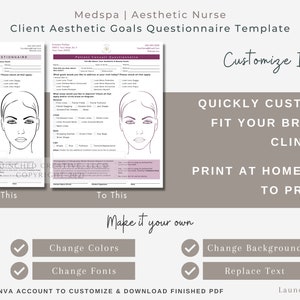 Tox Filler Consult Questionnaire | Printable Neurotox Botox® Filler ...