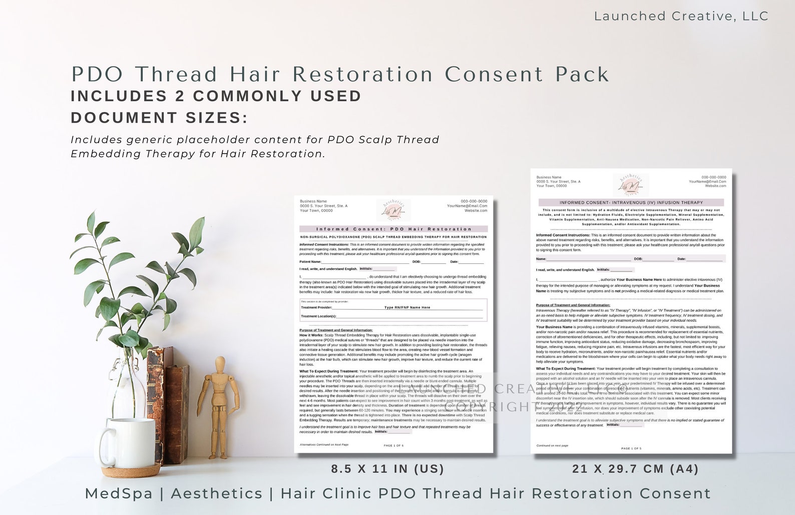 PDO Thread Hair Restoration Consent | Scalp Thread Embedding Therapy ...