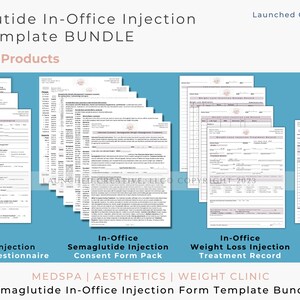 Semaglutide Weight Loss Injection Form Bundle Semaglutide In-office ...