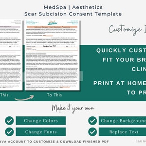 Scar Subcision Consent Form Template | Acne Scar Subcision Procedure ...