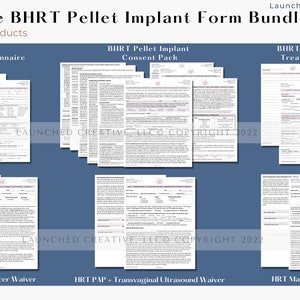 BHRT Pellet Implant Ultimate Form Bundle Testosterone Pellet Estrogen ...