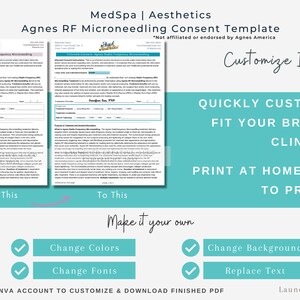 Radio Frequency Microneedling Treatment Consent Form Template Agnes RF ...