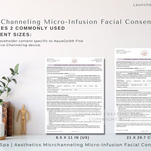 Microchanneling Micro-infusion Facial Consent Template | Aquagold Micro ...