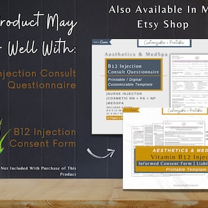 IM Injection Treatment Record Form Template | Intramuscular Injection ...