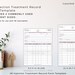 IM Injection Treatment Record Form Template | Intramuscular Injection ...